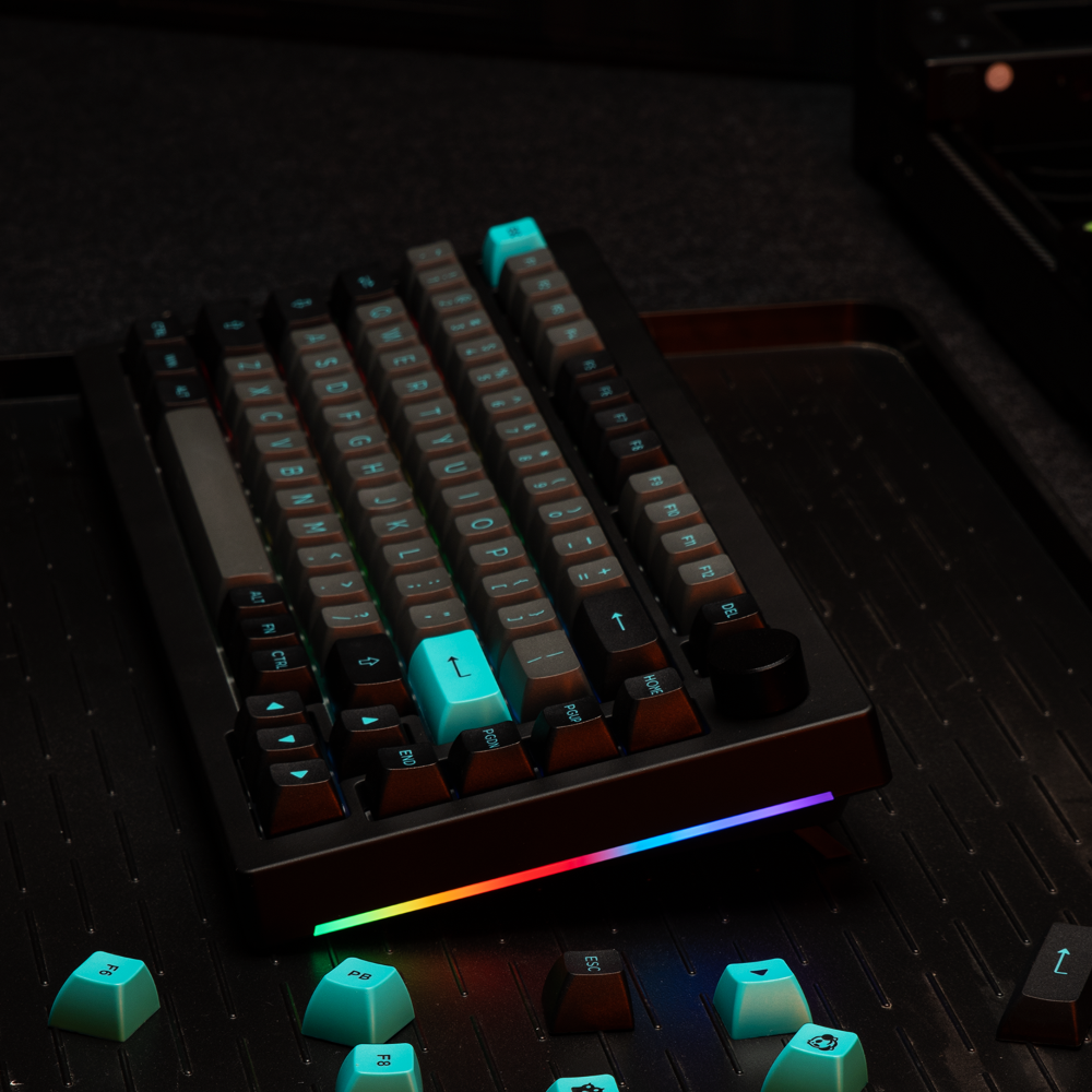 Akko 5075BP Black&Cyan (ANSI) | CandyKeys