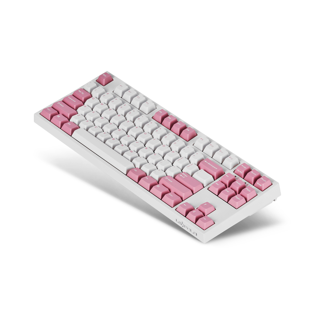 Leopold FC750PD (Pink & White) | CandyKeys