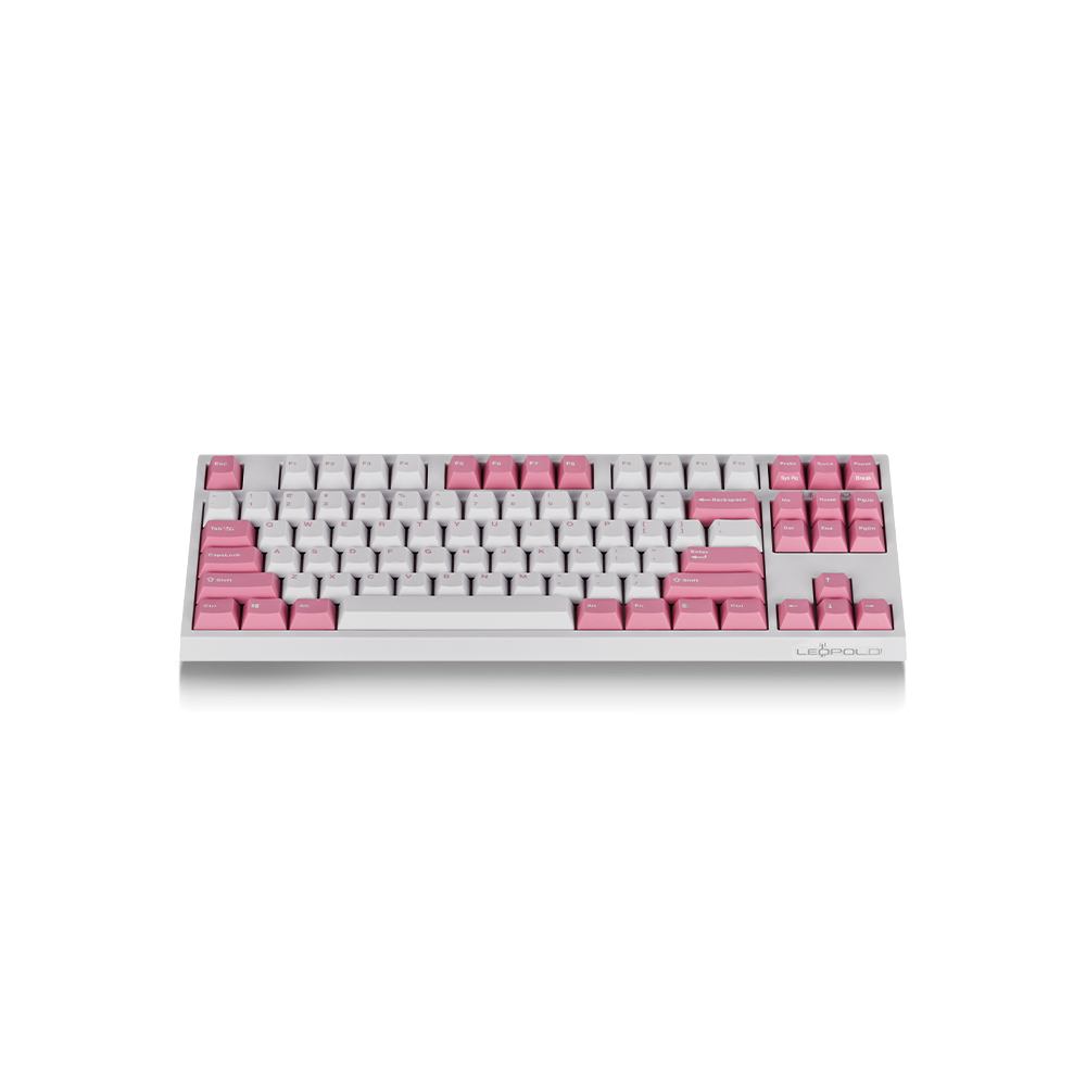Leopold FC750PD (Pink & White) | CandyKeys