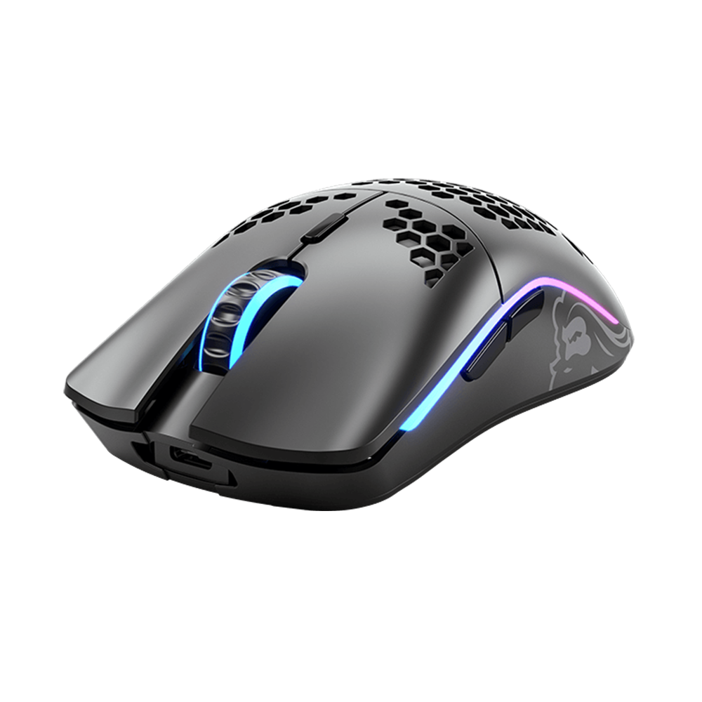 Glorious Model-O Wireless Mouse (Black Matte) | CandyKeys
