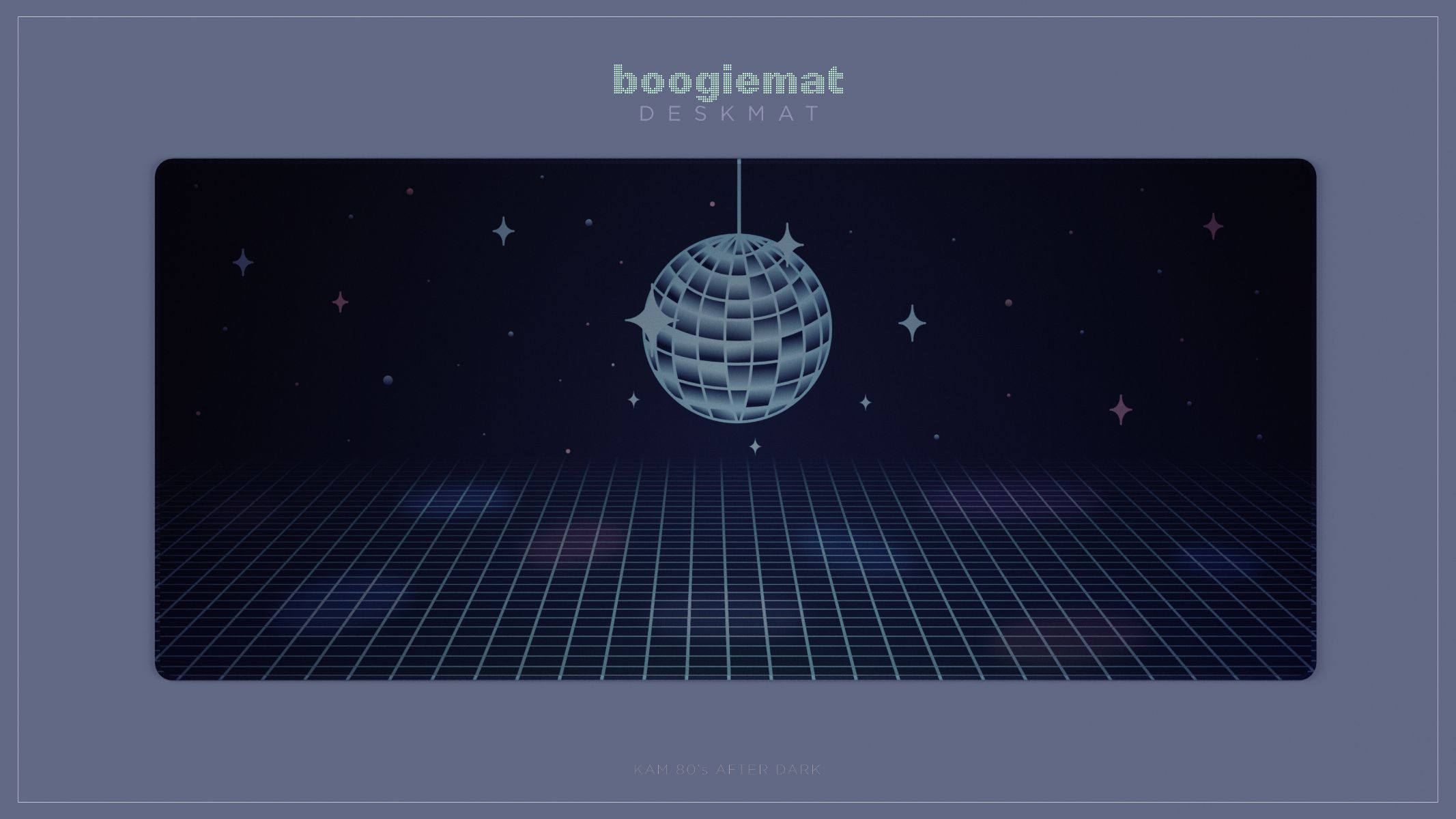 80s After Dark Deskmat | CandyKeys