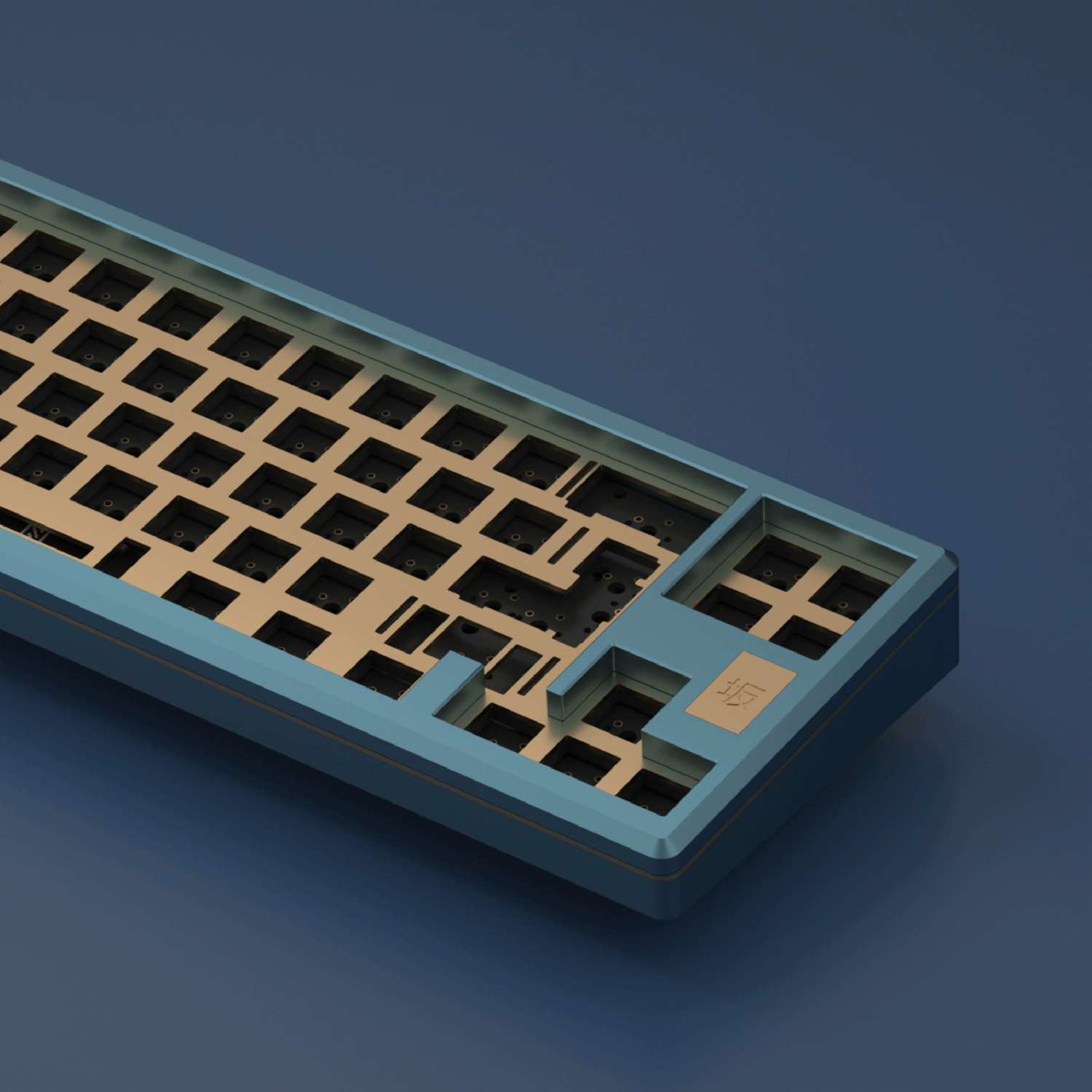 Saka 65% Keyboard Kit (Blue) | CandyKeys