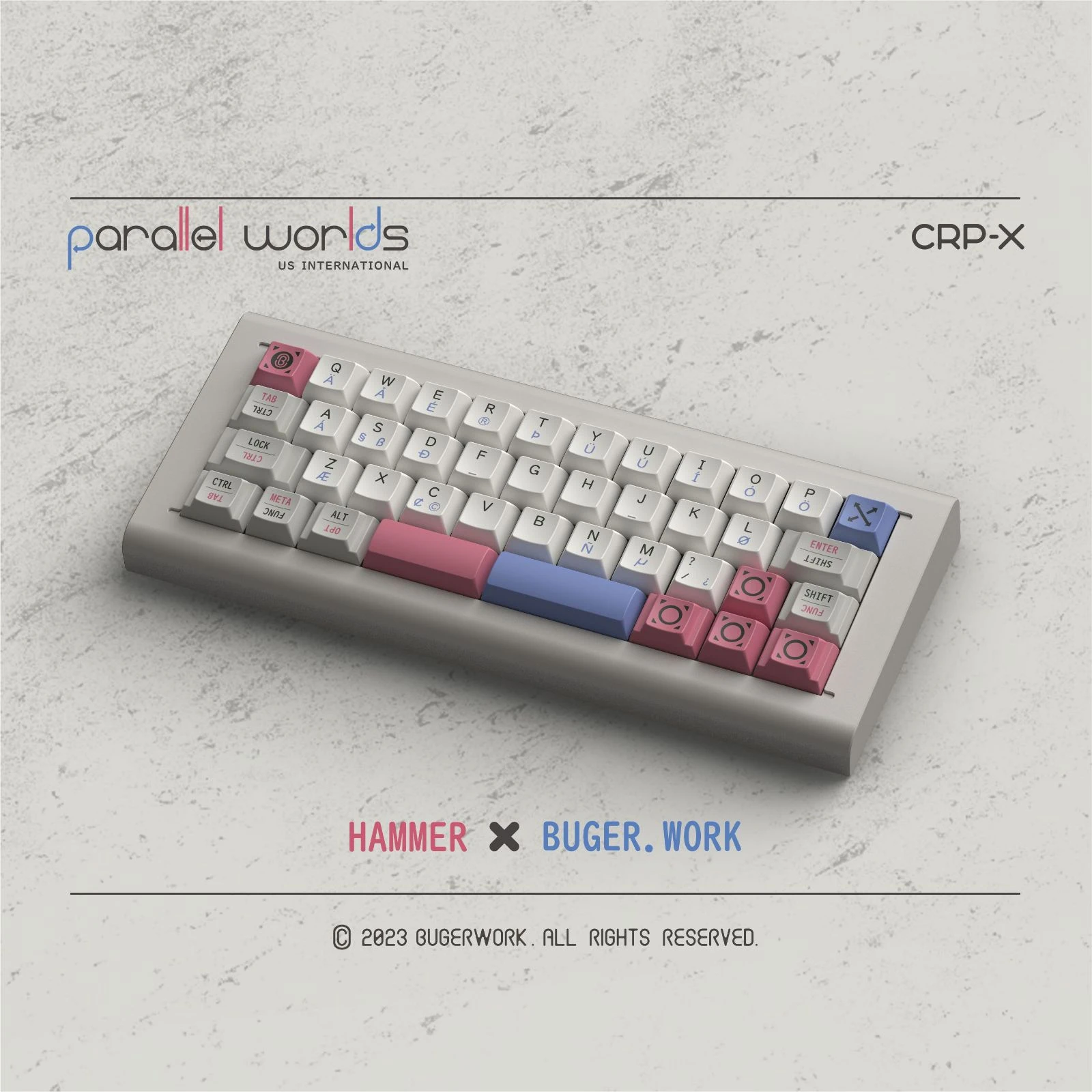 CRP-X Parallel Worlds Keycap Set | CandyKeys