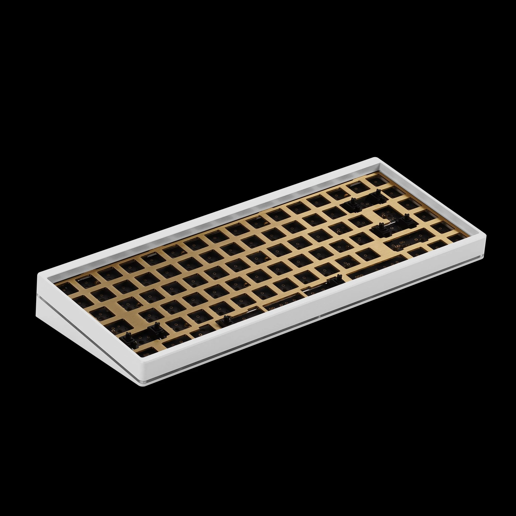 White / Solder PCB / Brass | CandyKeys