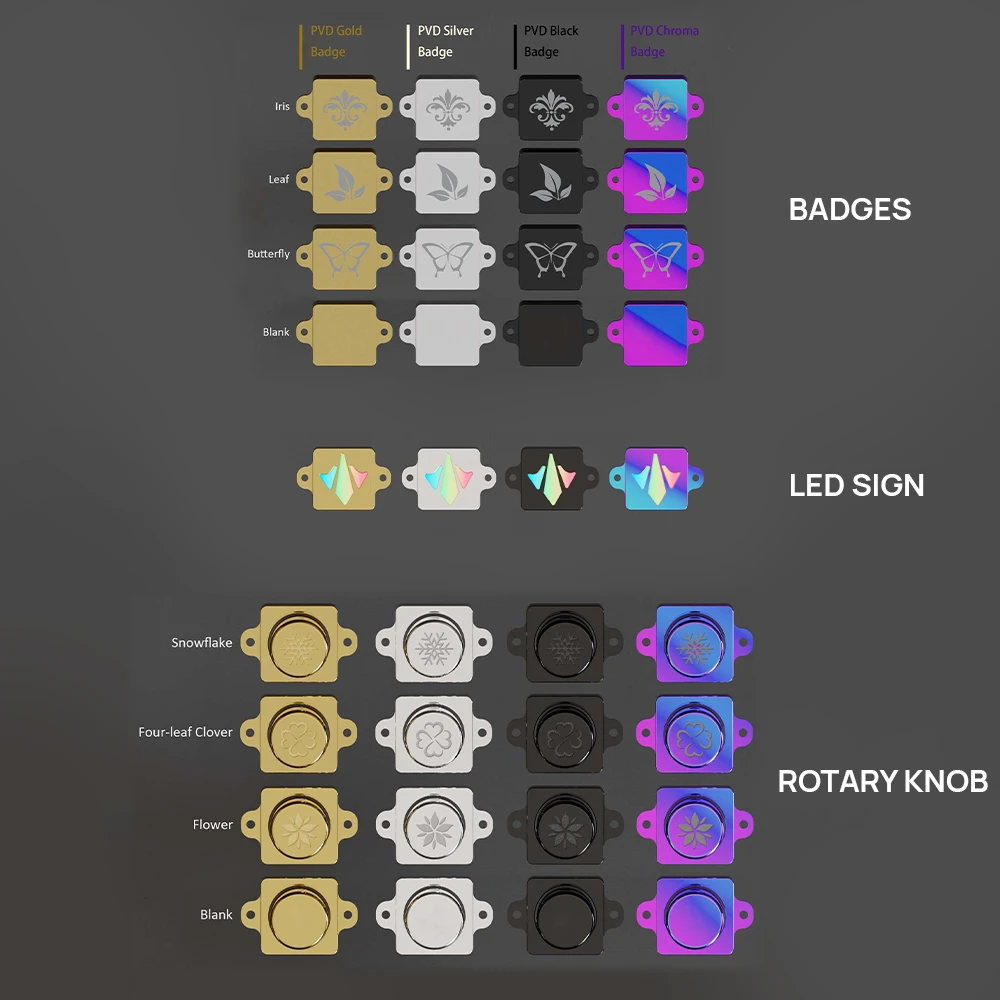 Knob - Blank - Silver for BT PCB | CandyKeys