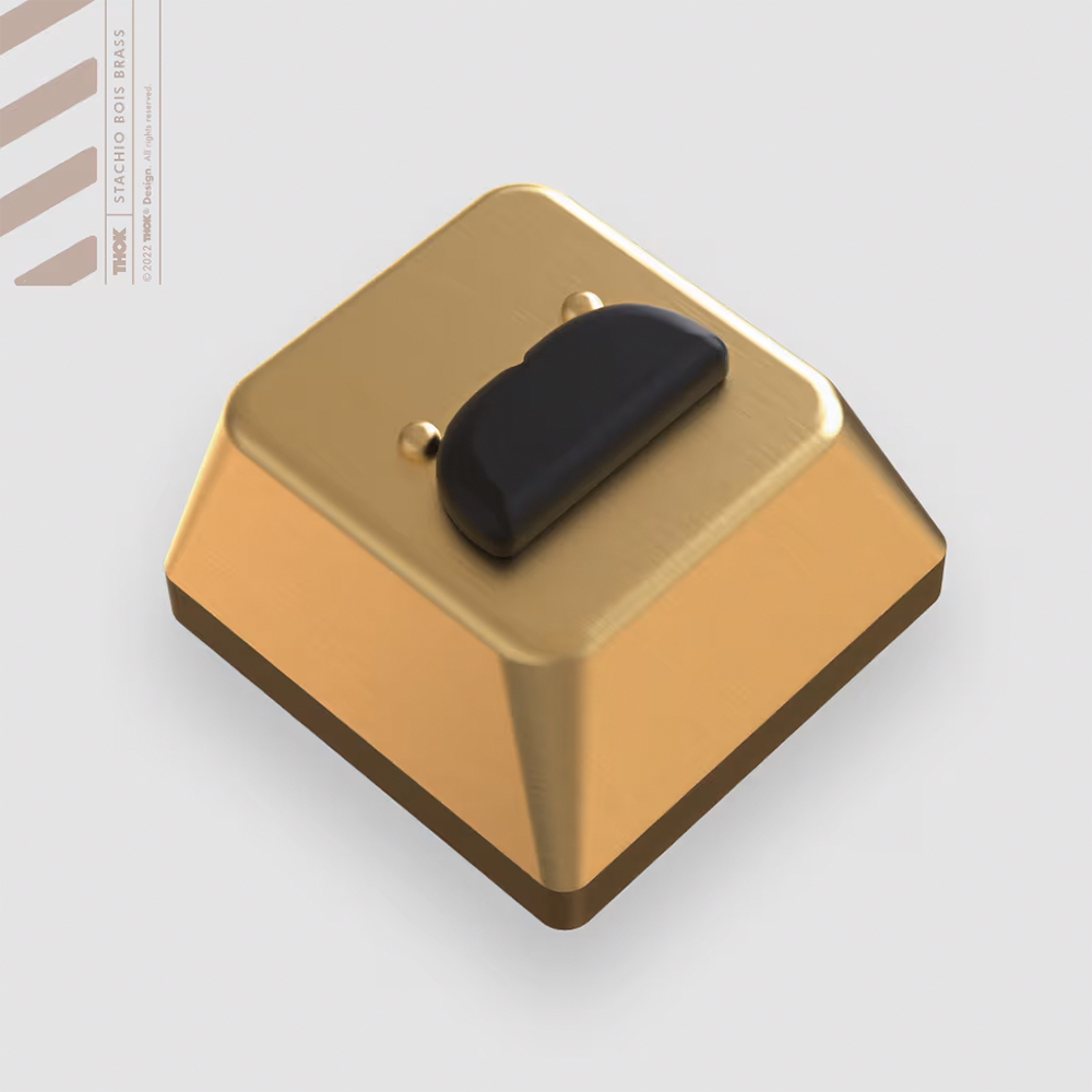 THOK x Stachio Bois Brass Keycap | CandyKeys