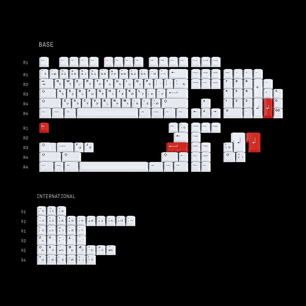 GMK Modern Ink (Base + International Bundle) | CandyKeys