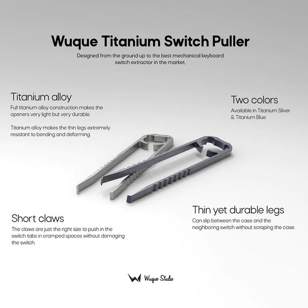 Wuque Titanium Switch Puller | CandyKeys