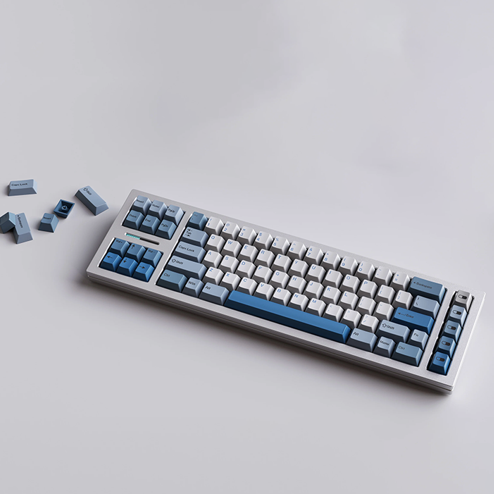 DR-70F Custom Keyboard Kit: Split Design, Bluetooth 5.2, Gasket ...