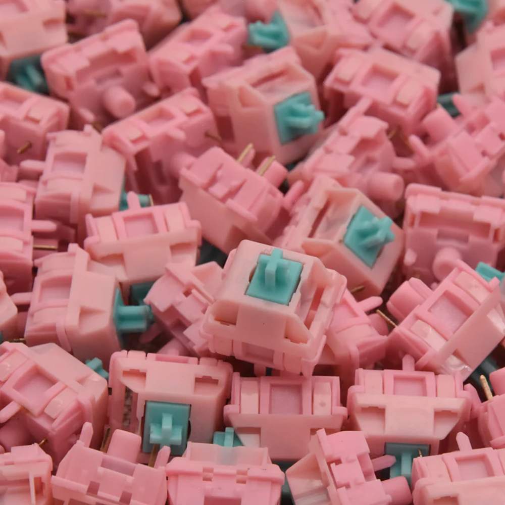 Grain Gold Strawberry Bubble Gum Switch | CandyKeys