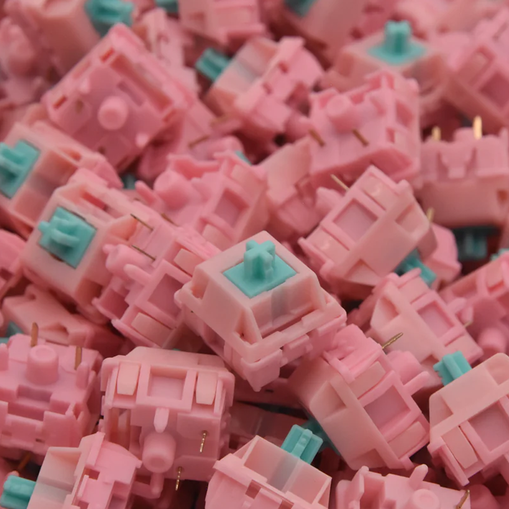 Grain Gold Strawberry Bubble Gum Switch | CandyKeys