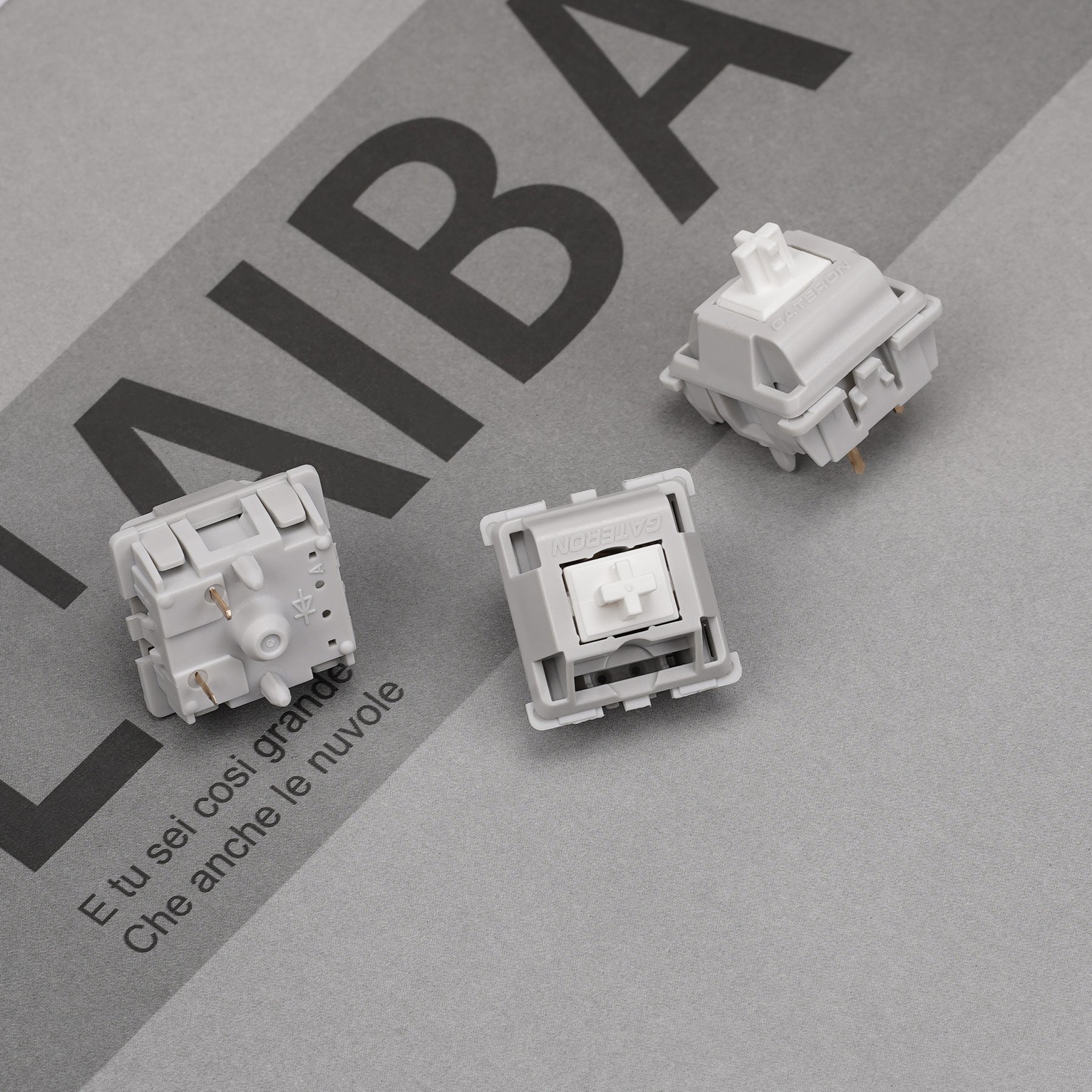 Gateron Silver Blizzard Switch (10x) | CandyKeys