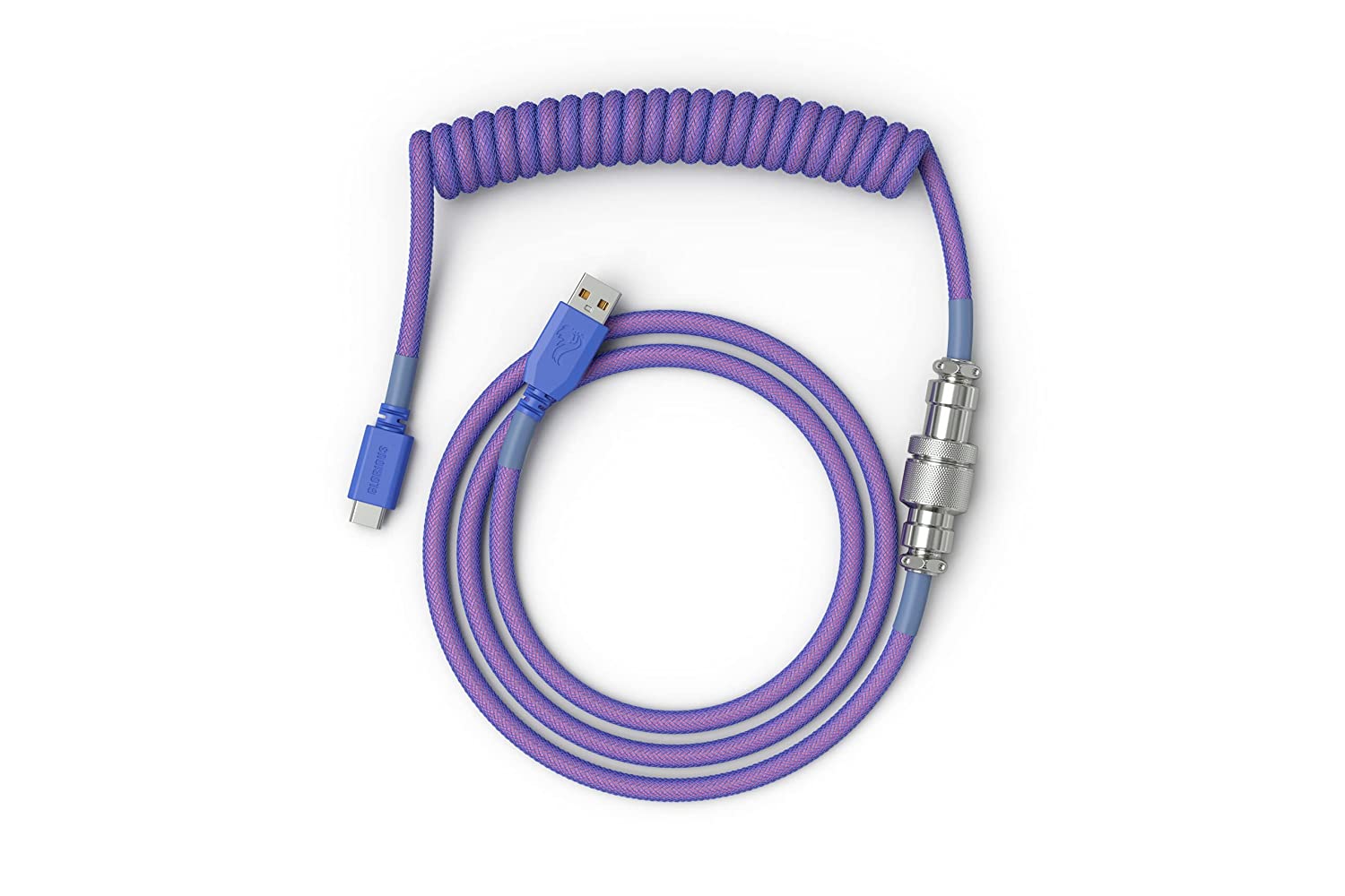 Glorious Coiled Cable (Purple) | CandyKeys