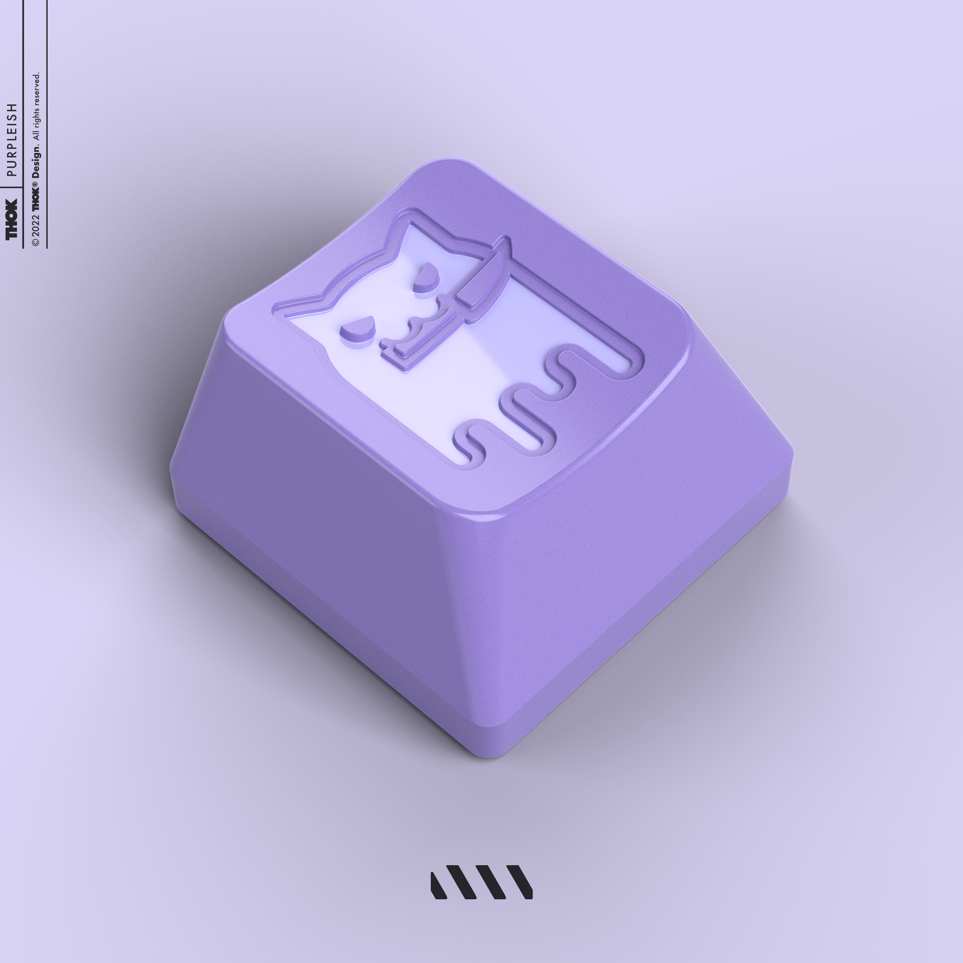 THOK Purple-ish Keycap | CandyKeys