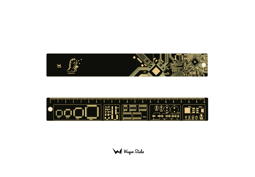 FR4 PCB Ruler | CandyKeys