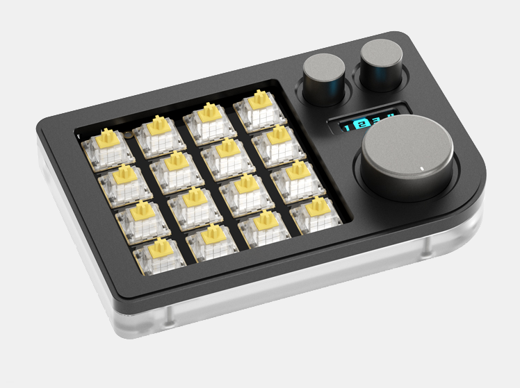 Megalodon DOIO Triple Knob Macropad | CandyKeys