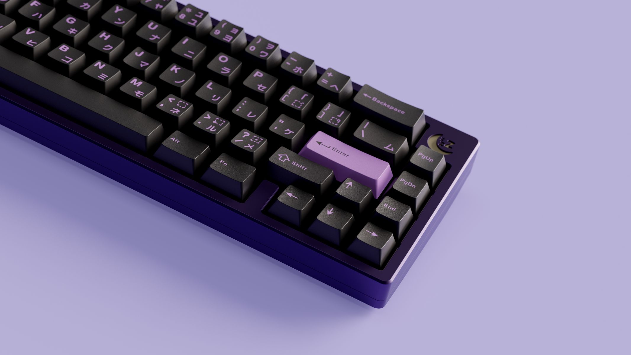 GMK Lilac on Black | CandyKeys