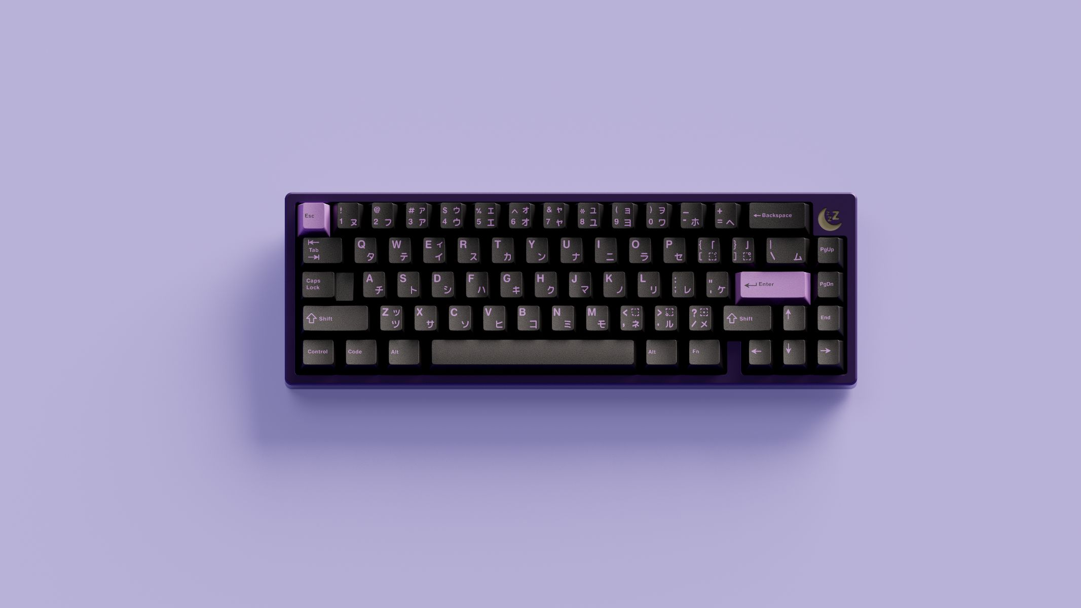 GMK Lilac on Black | CandyKeys