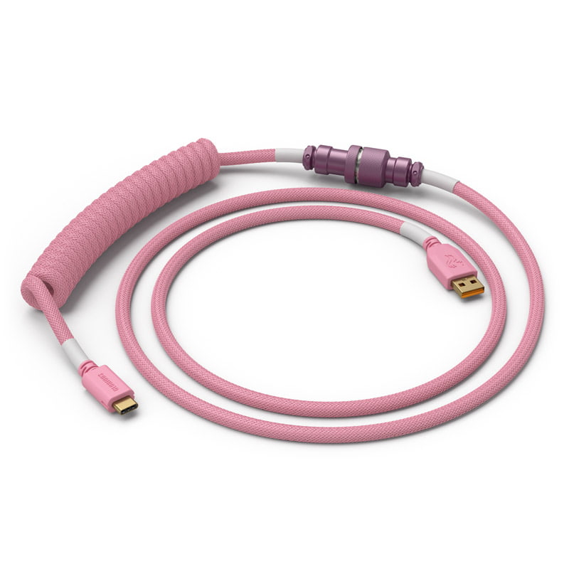 Glorious Coiled Cable (Pink) | CandyKeys
