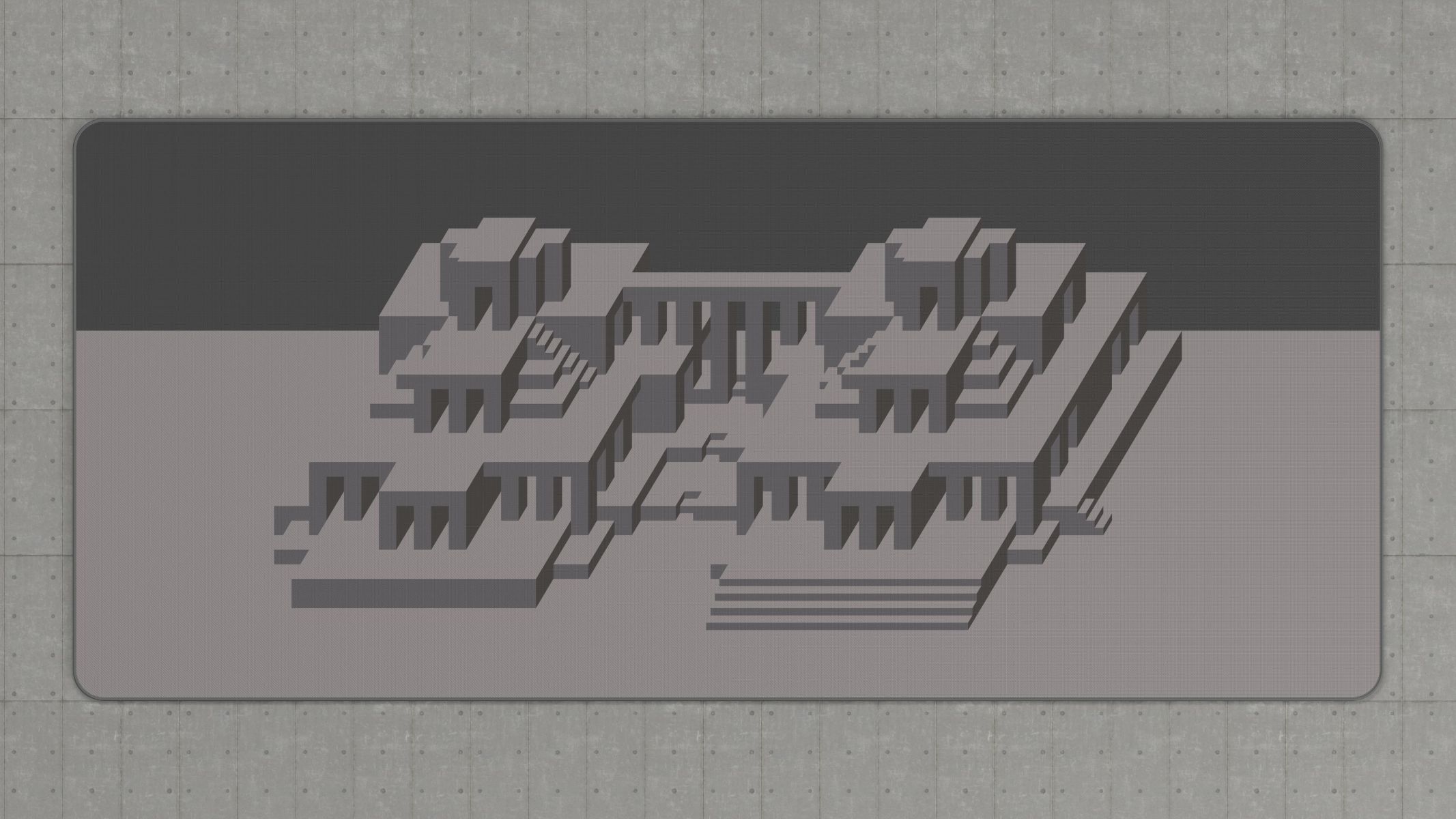 Brutalist Deskmat | CandyKeys