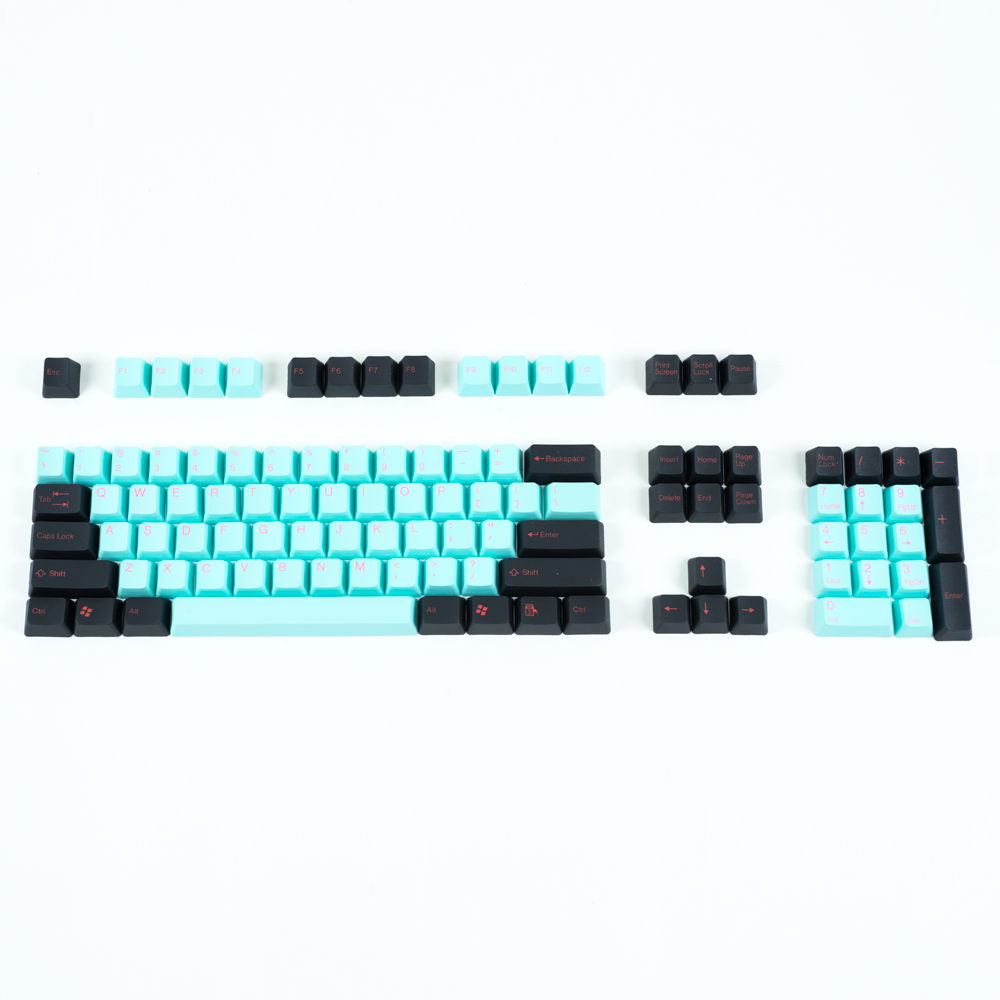 Tai-Hao Black Miami Keycap Set (ANSI) | CandyKeys