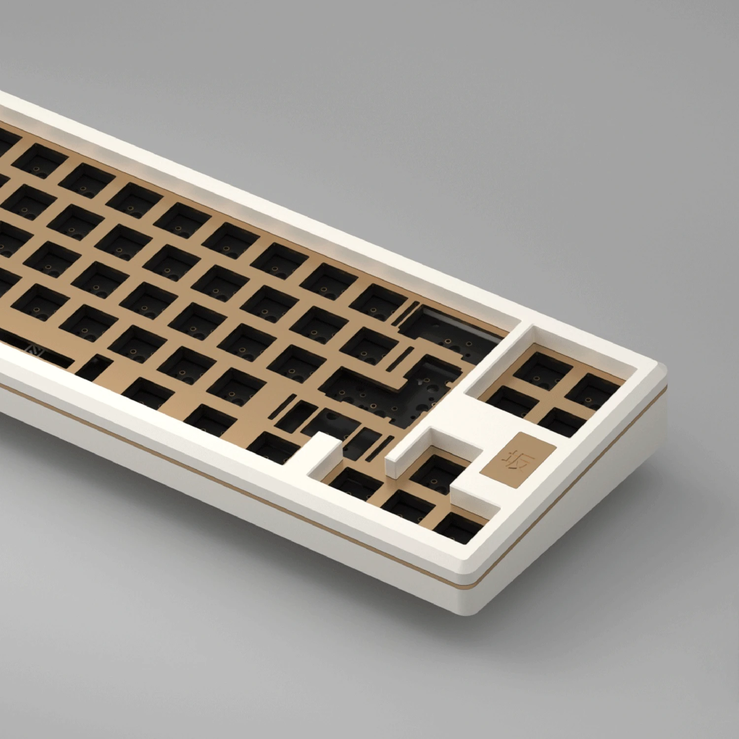 Saka 65% Keyboard Kit (E-White) | CandyKeys