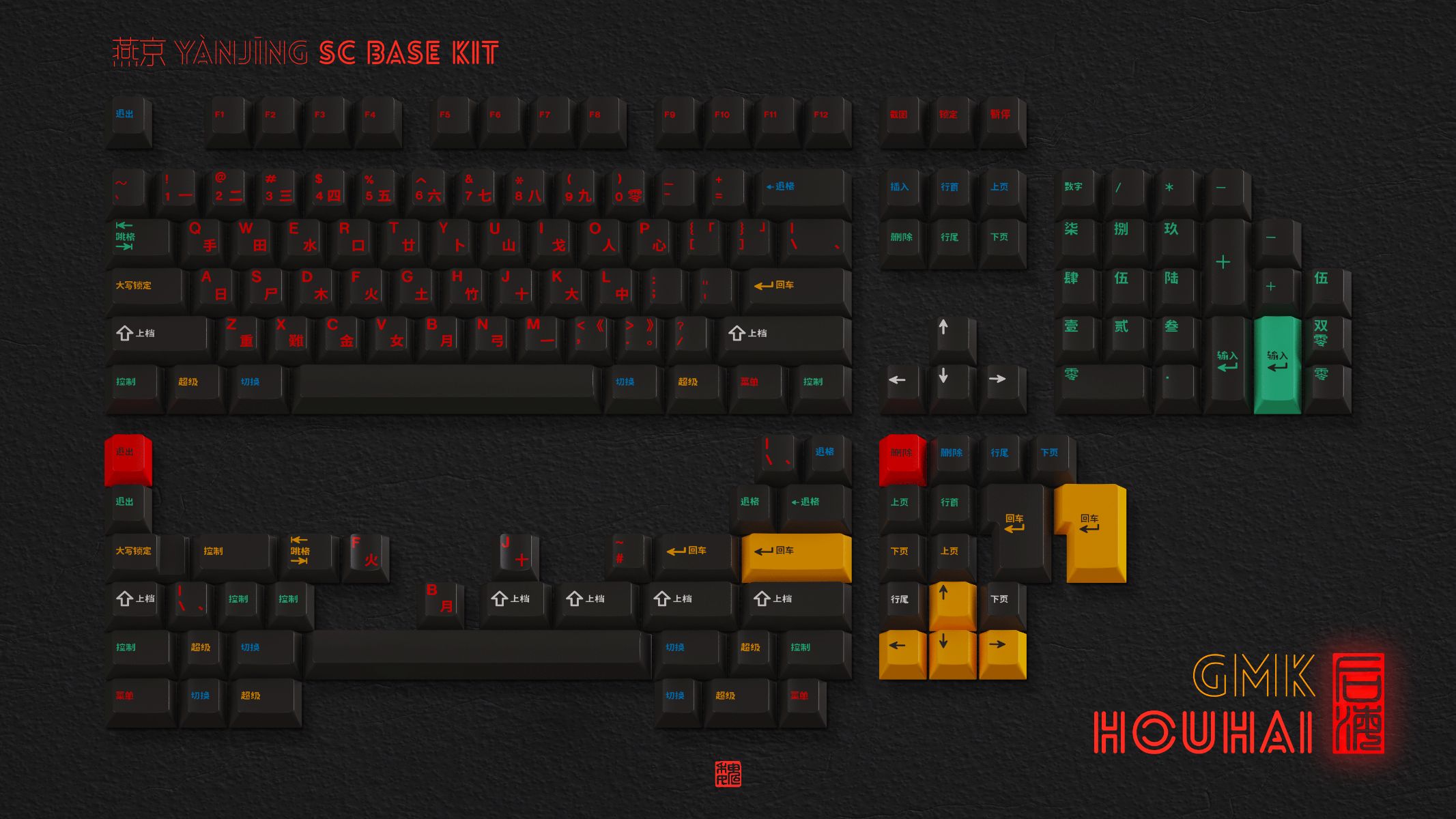 GMK Houhai (Yànjīng Base Kit) | CandyKeys