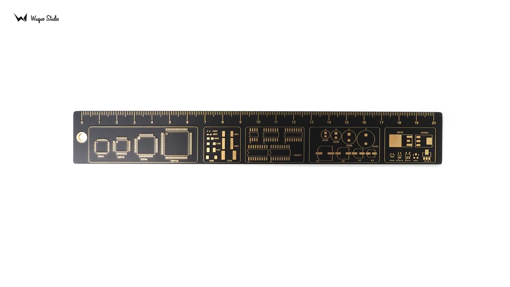 FR4 PCB Ruler | CandyKeys